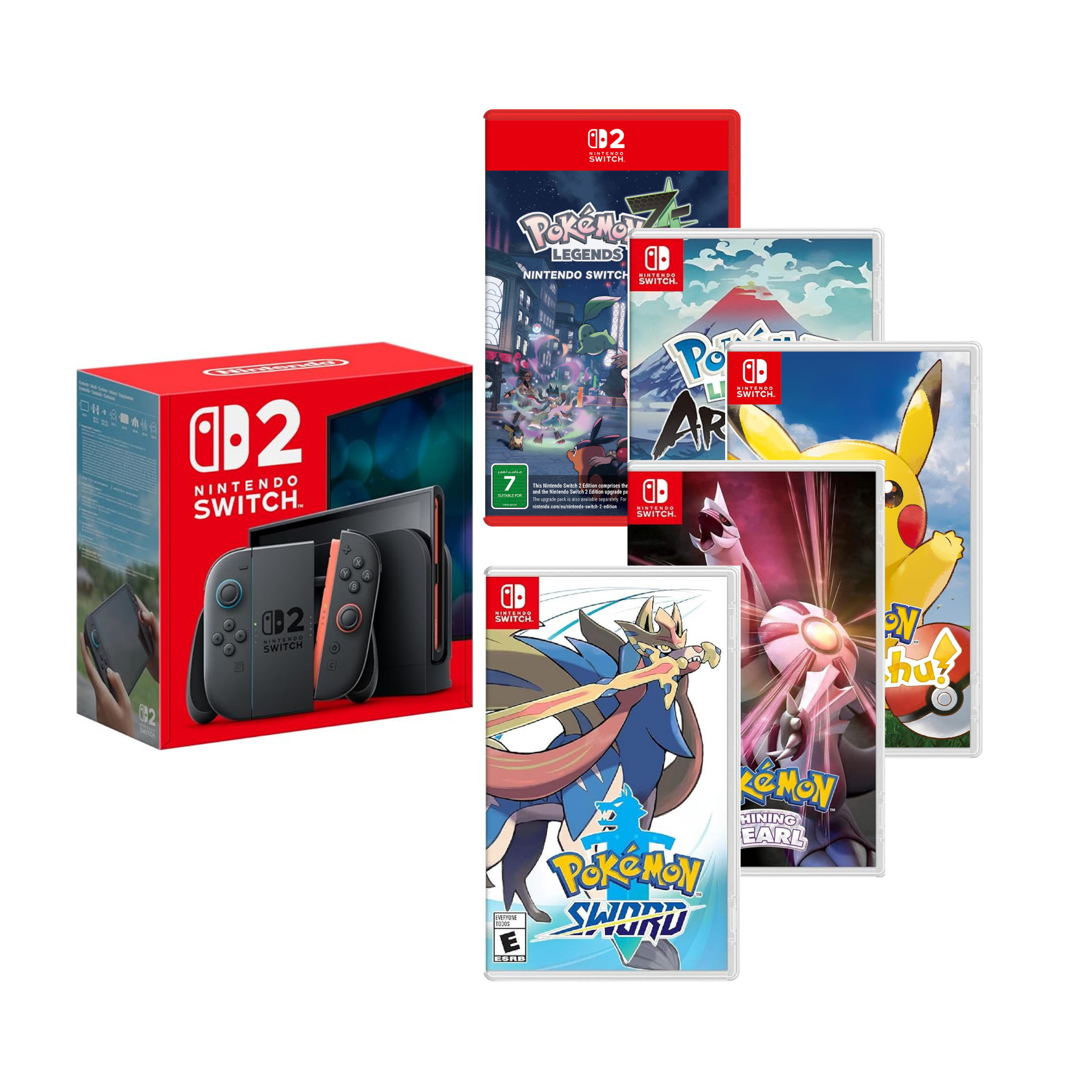 Nintendo Switch 2 Console + Pokémon Games Collection – PokéSouq